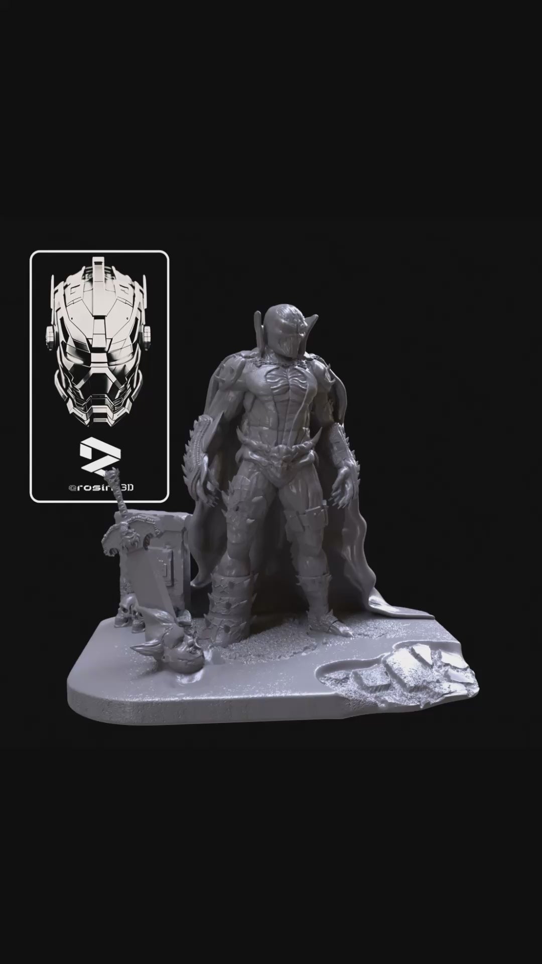 Spawn - 3D Printable STL File (Inspired by the Iconic Comics) – Rosin3D